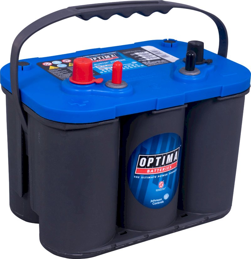 Blå Optima Batteri 12V 50Ah 815CCA