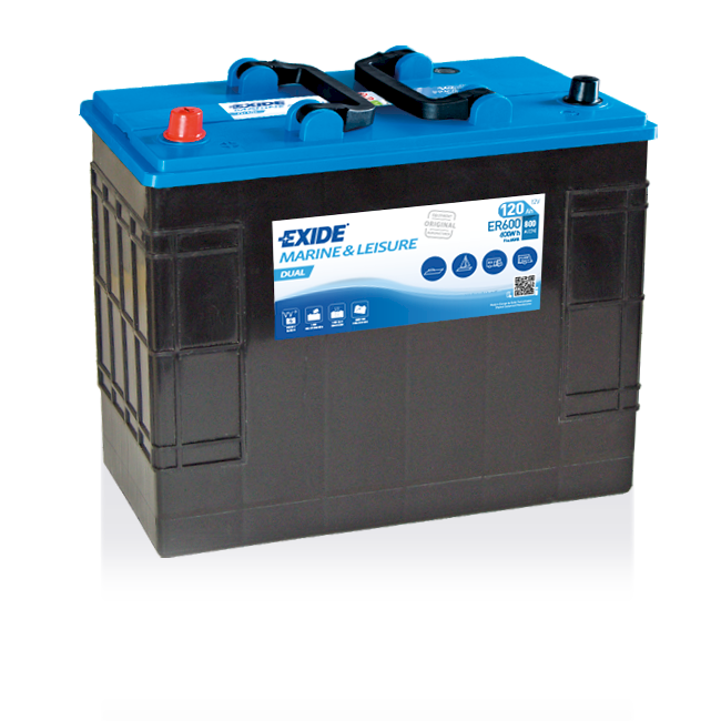 DUAL - Exide Marine og Camping 120Ah