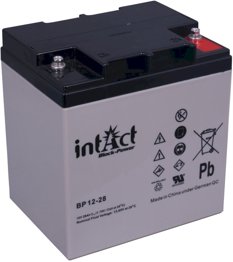 Intact Block-Power AGM Batteri 12V 28Ah
