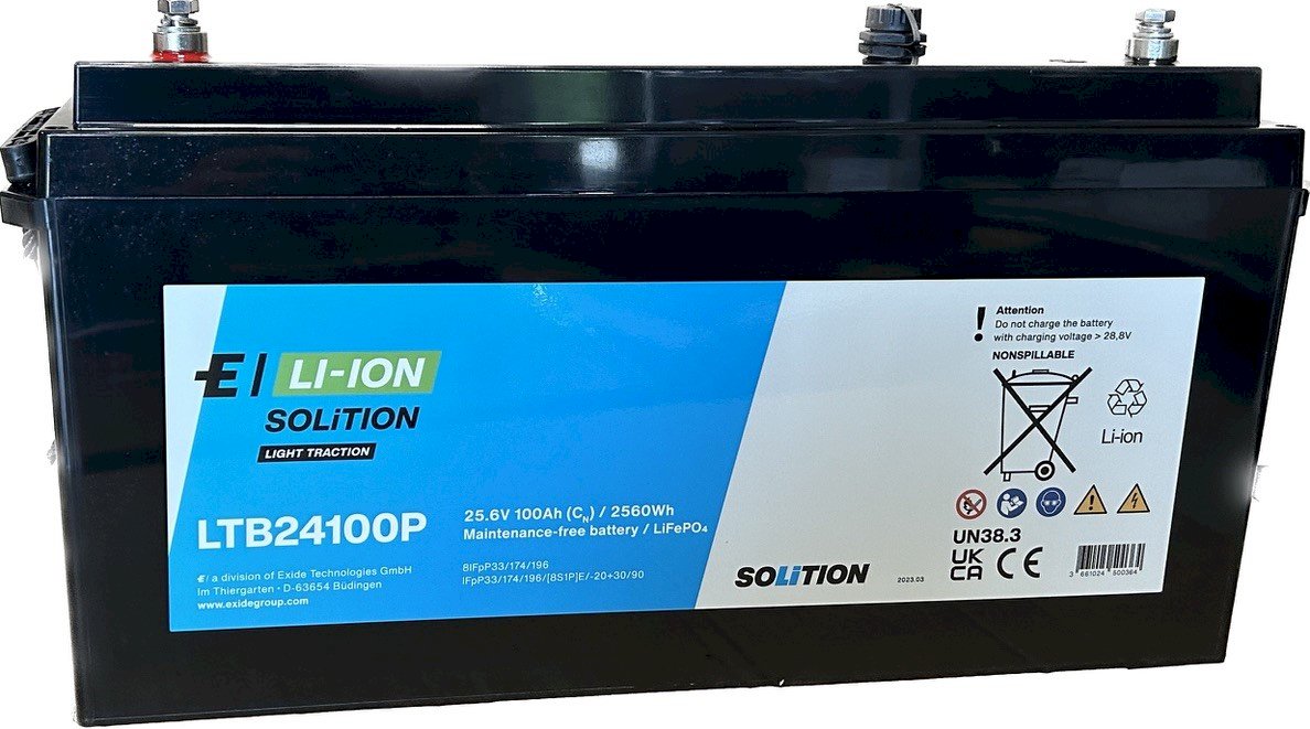 Exide 24V 100Ah 2560W Lithium