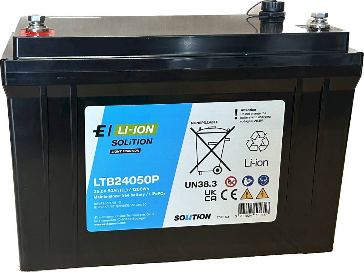 Exide 24V 50Ah 1280W Lithium