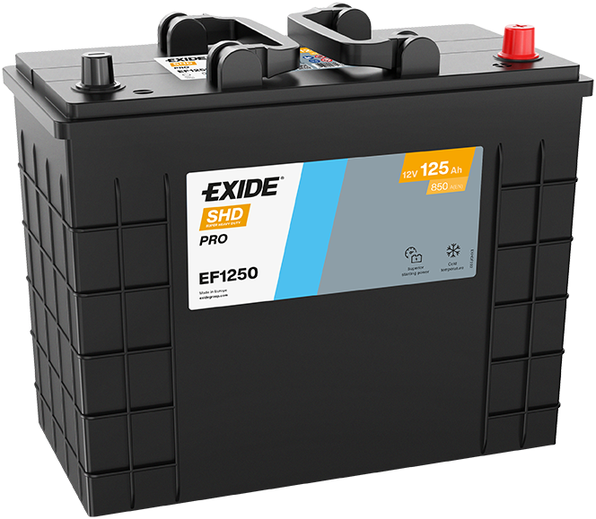 Exide Power PRO 12V 125Ah 850CCA Starter Battery