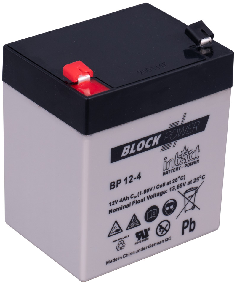 Intact Block-Power AGM Batteri 12V 4AH
