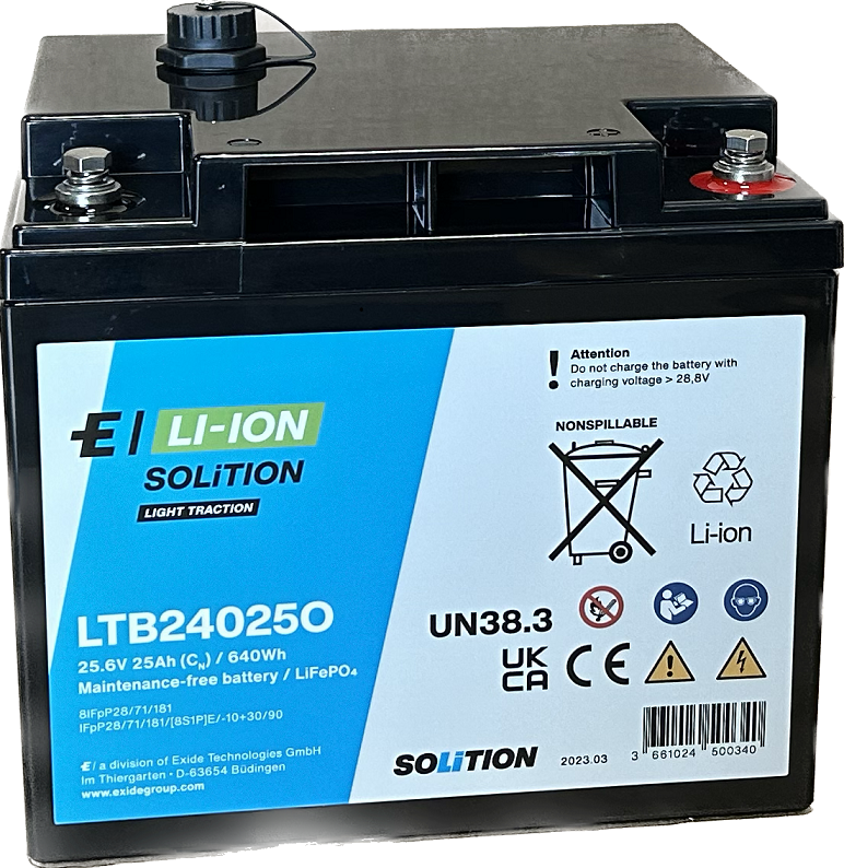 Exide 24V 25Ah 640W Lithium